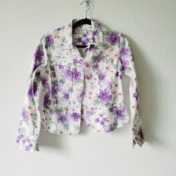 Lemongrass | Jackets & Coats | Lemongrass Lavender Floral Summer Jacket ...